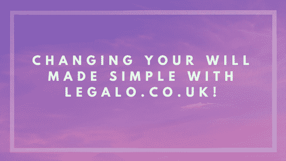 Will Change - How To Change a Will Yourself Without A Solicitor