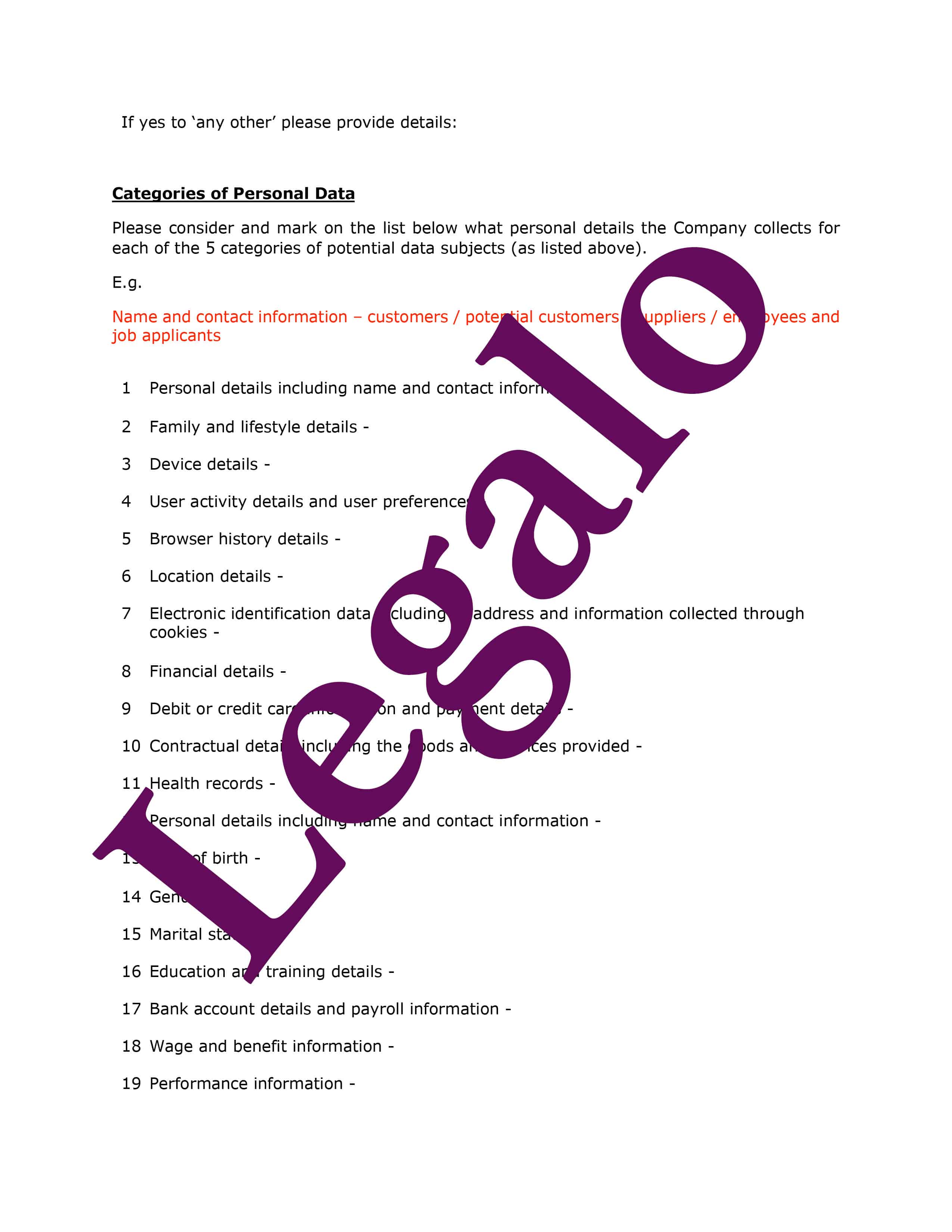 Gdpr Record Of Processing Activities Template - prntbl ... Gdpr Record Of Processing Activities Template - prntbl ...