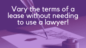 Deed of Variation for a Lease - document template - Legalo, U.K.