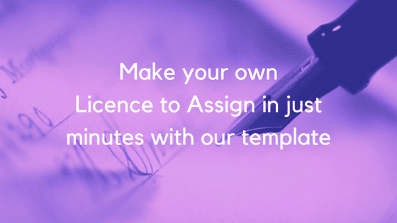 Licence to Assign a Lease - document template - Legalo, U.K.